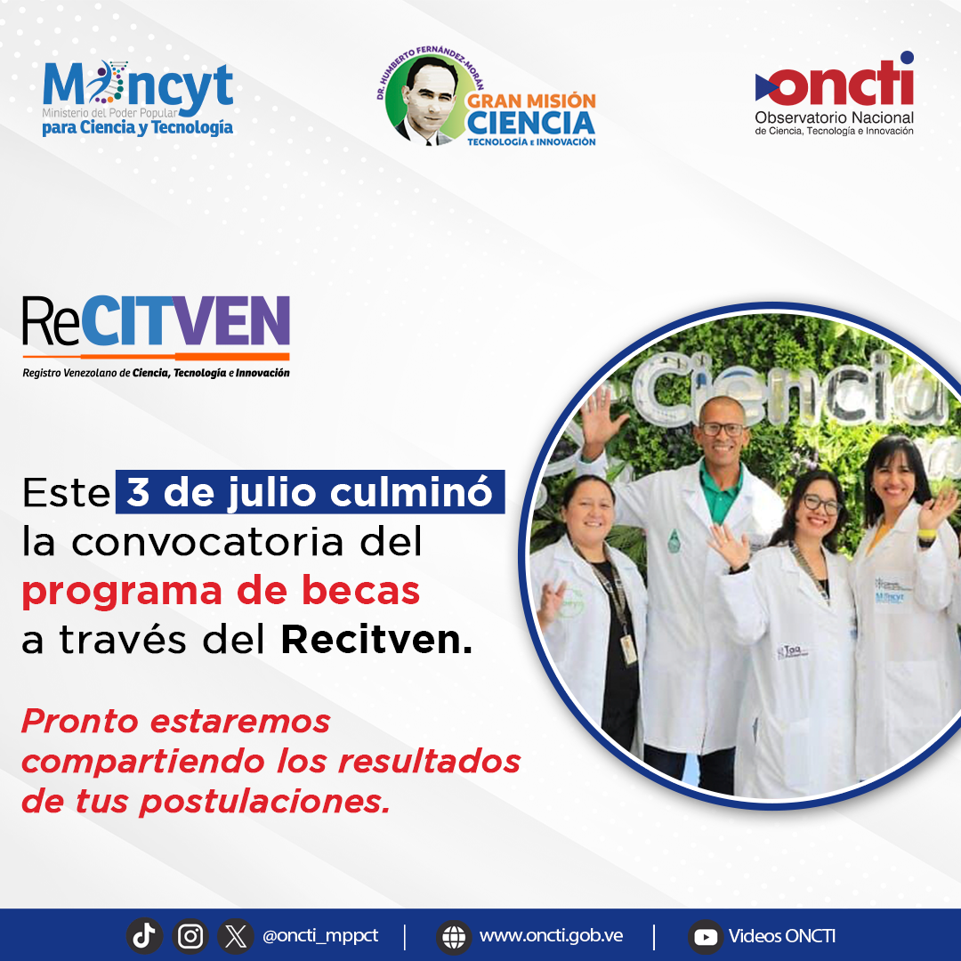 ONCTI – Observatorio Nacional de Ciencia, Tecnología e Innovacion.