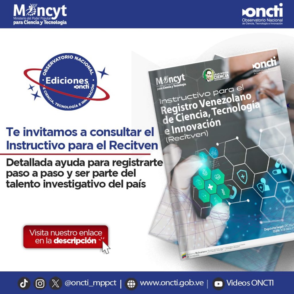 ONCTI – Observatorio Nacional de Ciencia, Tecnología e Innovacion.