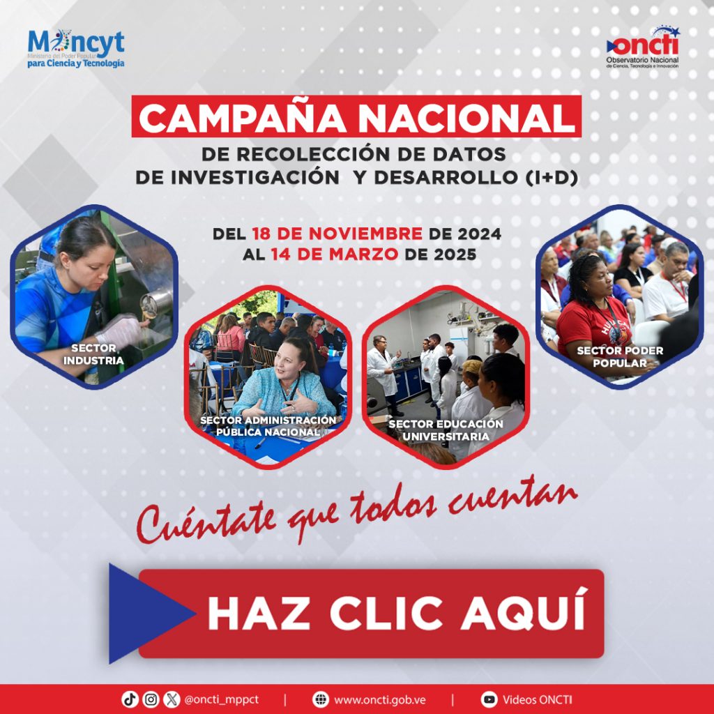 ONCTI – Observatorio Nacional de Ciencia, Tecnología e Innovacion.