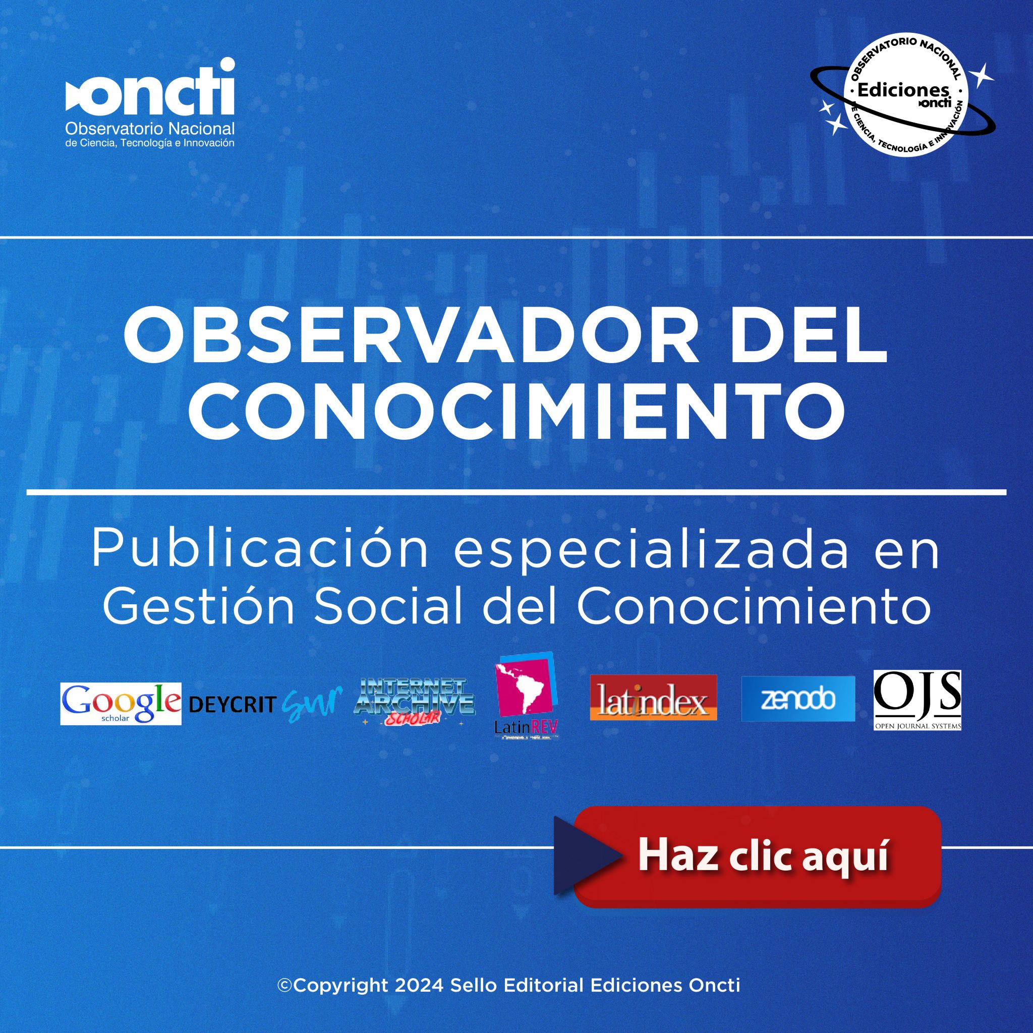 ONCTI – Observatorio Nacional de Ciencia, Tecnología e Innovacion.