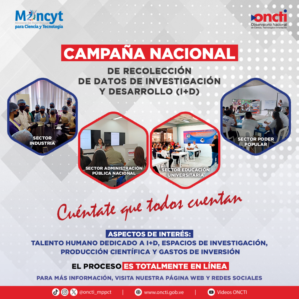 ONCTI – Observatorio Nacional de Ciencia, Tecnología e Innovacion.