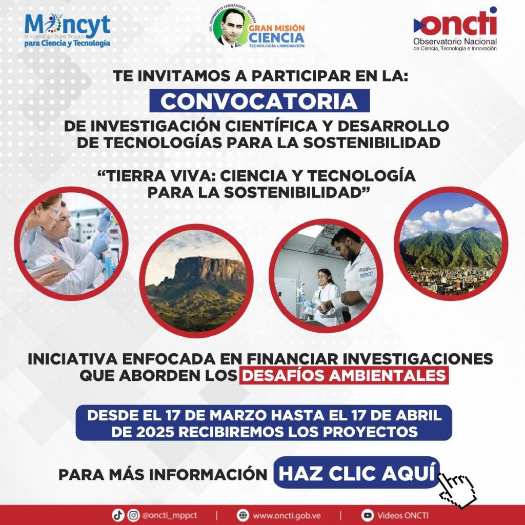 ONCTI – Observatorio Nacional de Ciencia, Tecnología e Innovacion.